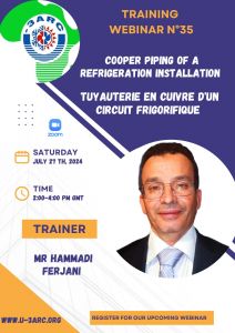 Cooper Piping of a Refrigeration Installation - U-3ARC